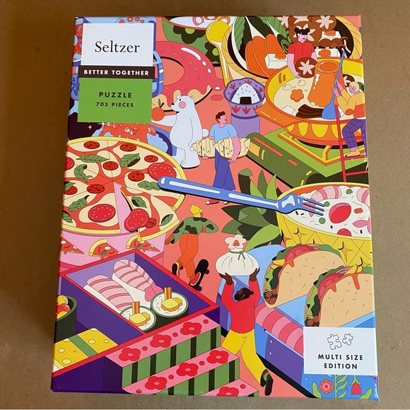 Seltzer | Games | Seltzer Better Together 75 Piece Puzzle Food Fest ...